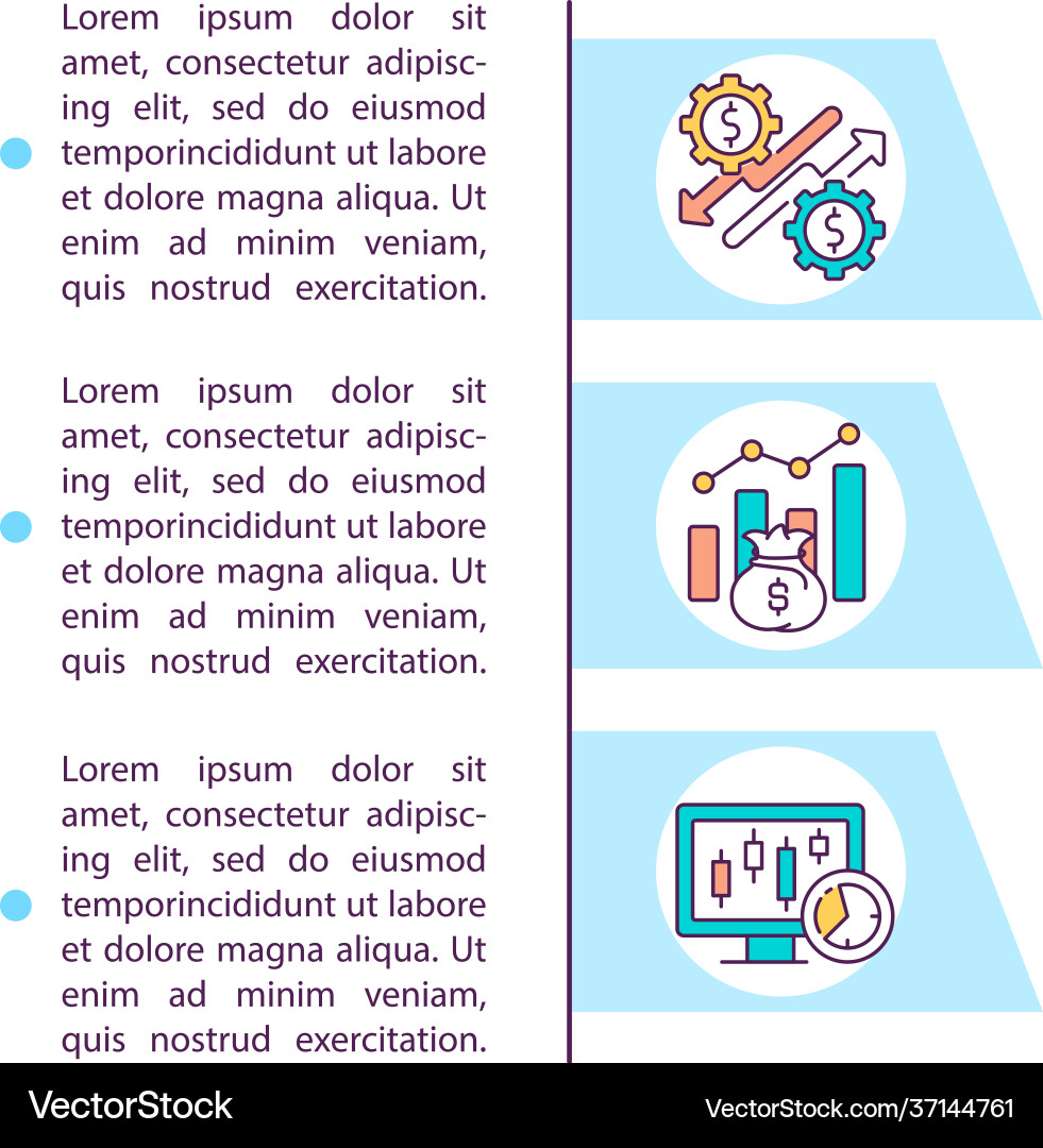 Active trading vs day trading concept line icons Vector Image