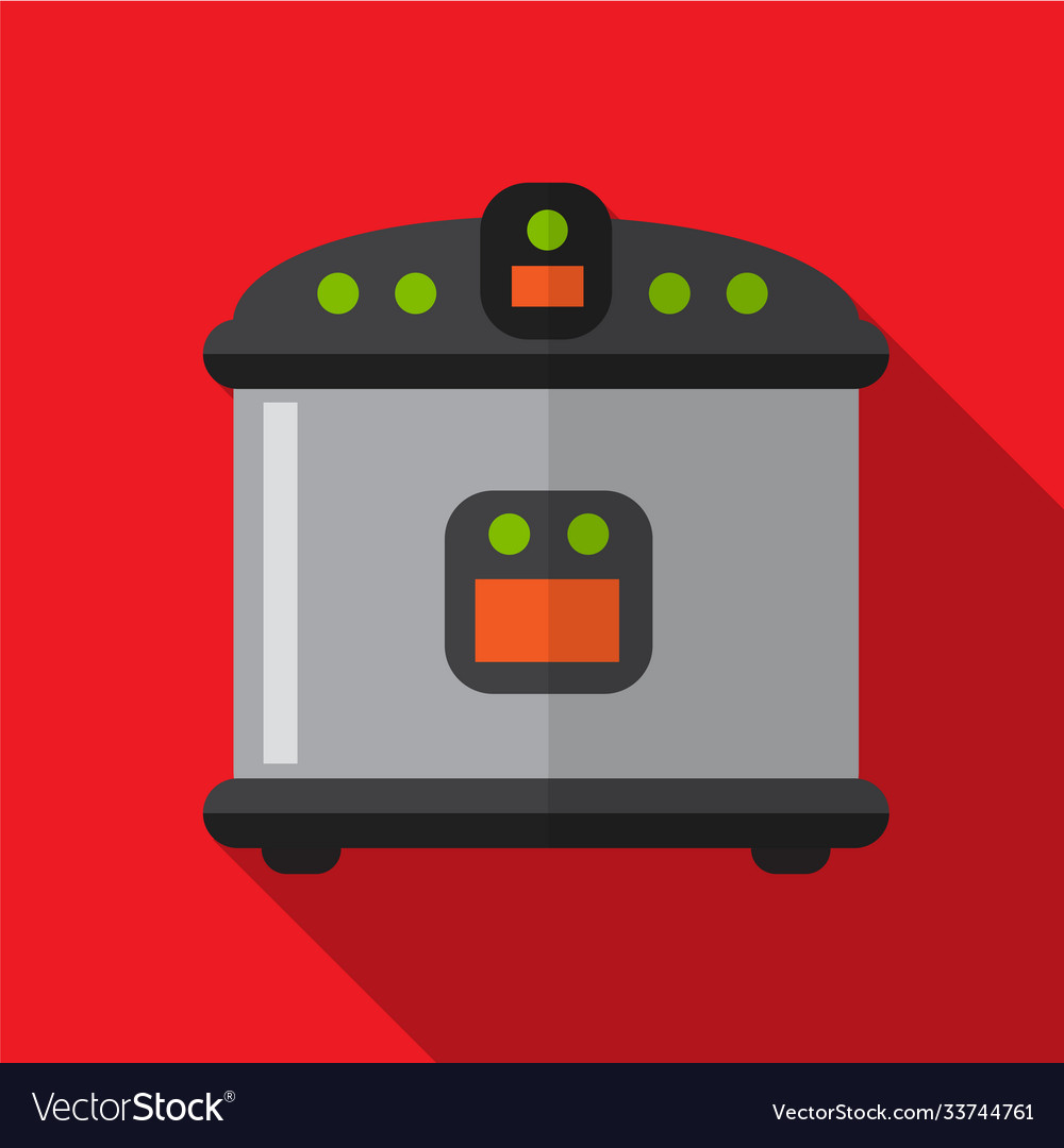 Breadmaker flat icon Royalty Free Vector Image