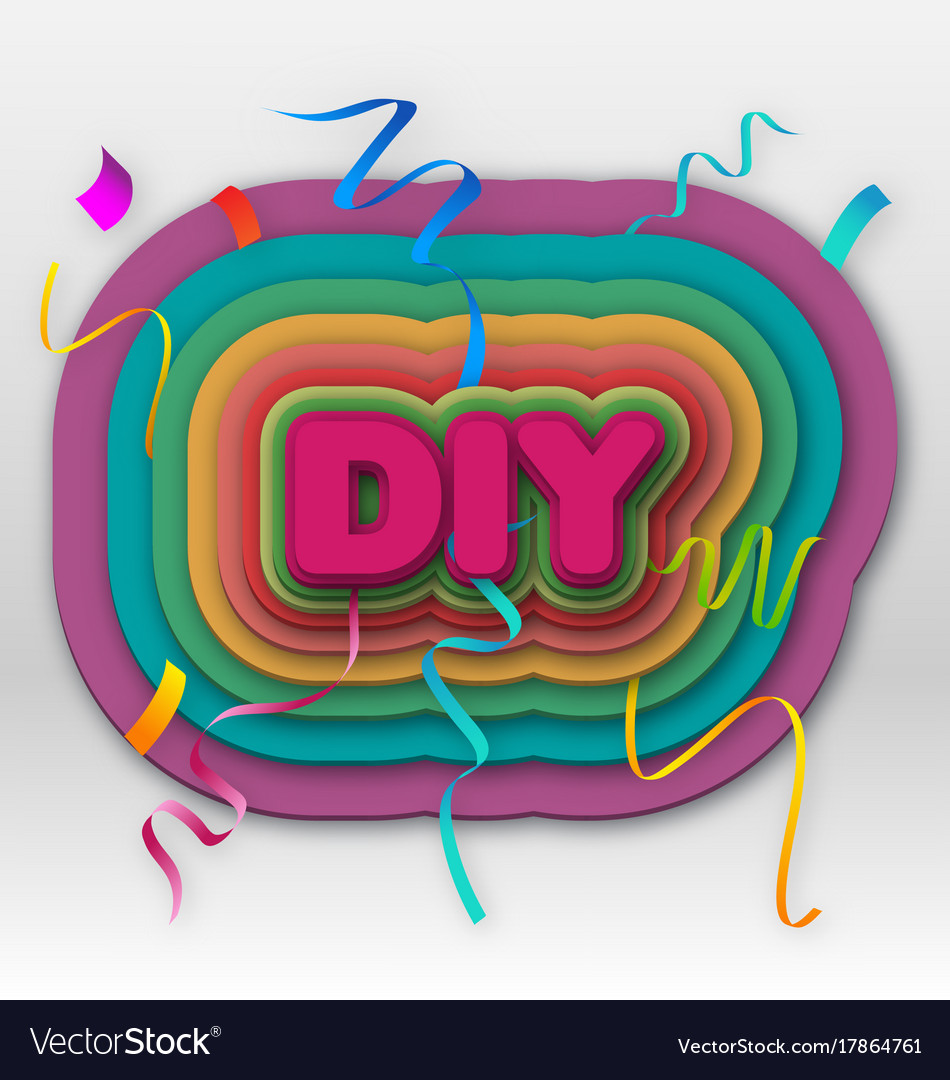 Diy Royalty Free Vector Image - VectorStock