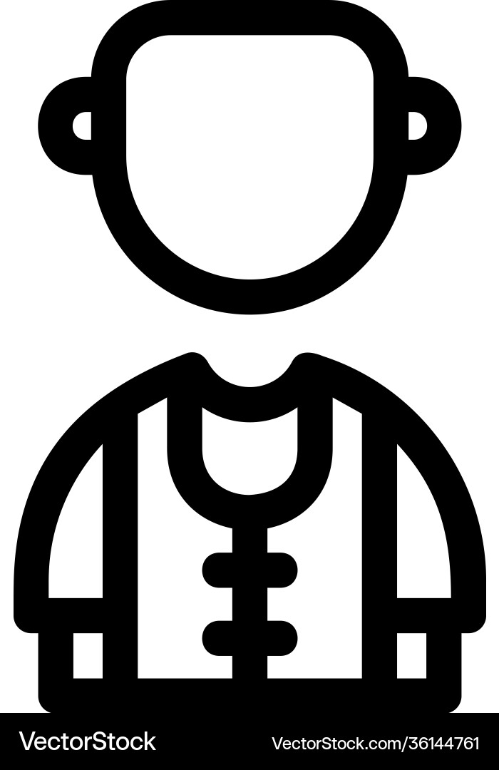 Student icon or logo isolated sign symbol Vector Image