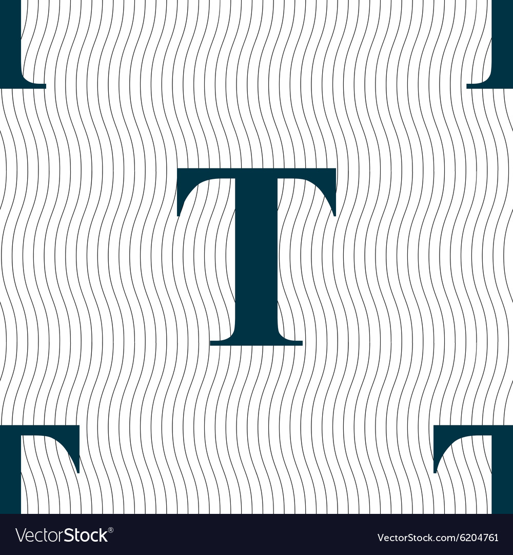 Text edit icon sign seamless pattern Royalty Free Vector