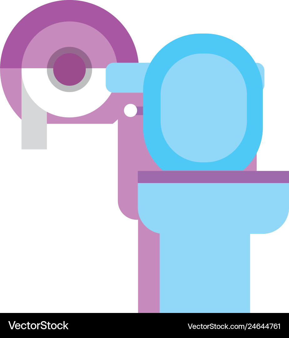 Toile and paper hygiene bathroom Royalty Free Vector Image