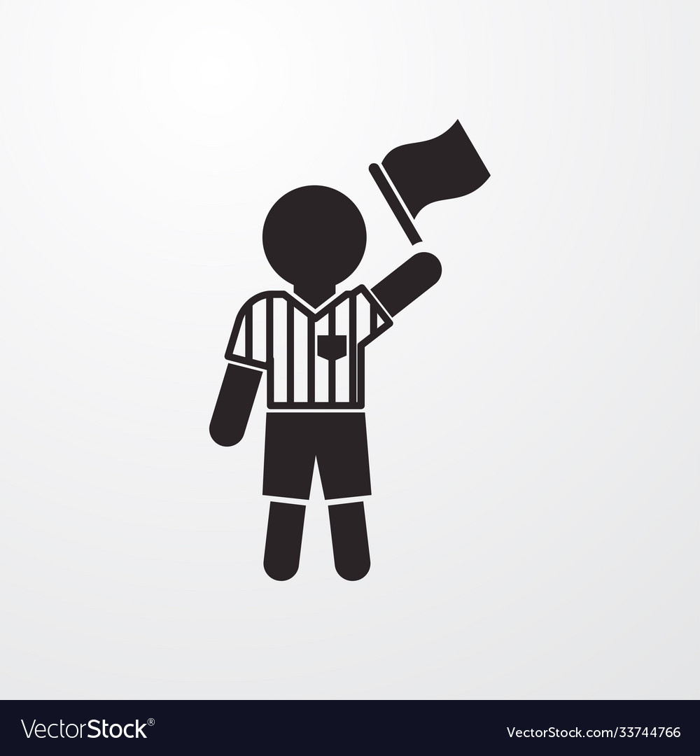 Referee icon Royalty Free Vector Image - VectorStock