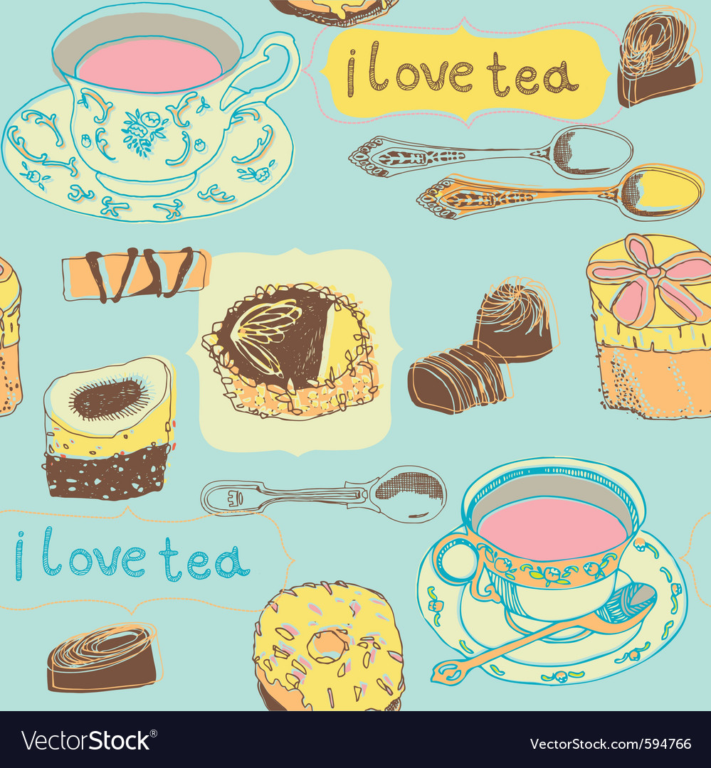 Sweet pattern Royalty Free Vector Image - VectorStock