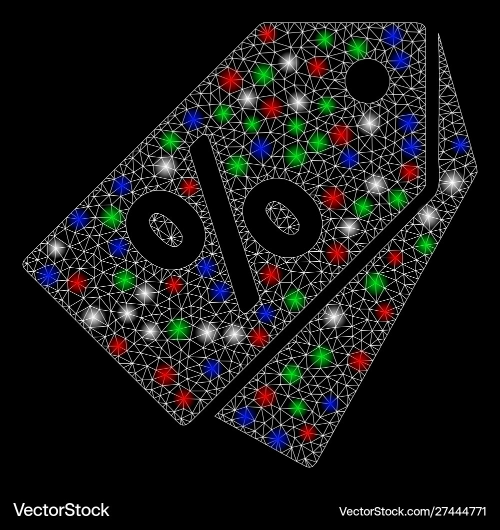 Bright mesh wire frame discount coupons with flare