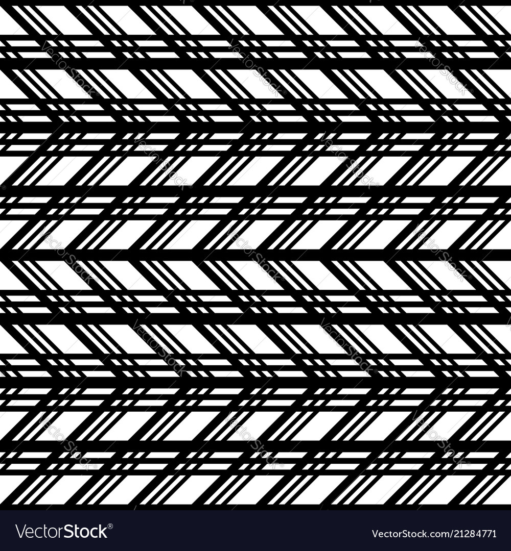 Design seamless monochrome zigzag pattern Vector Image