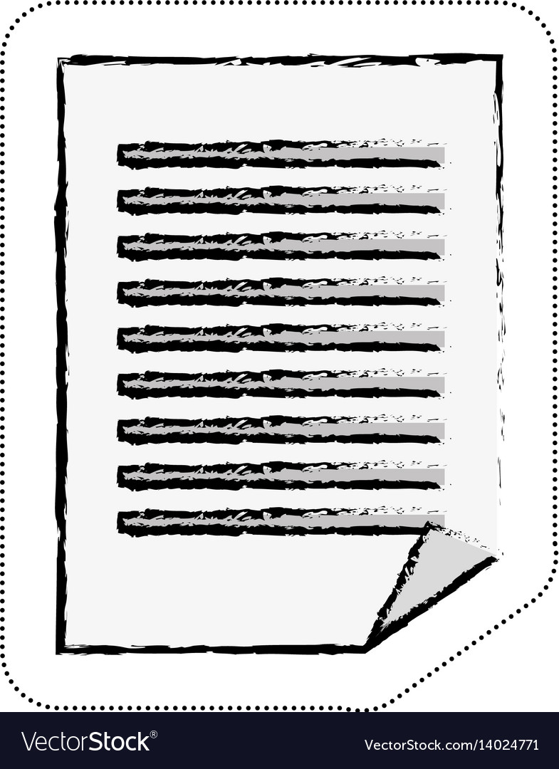 Document page icon Royalty Free Vector Image - VectorStock