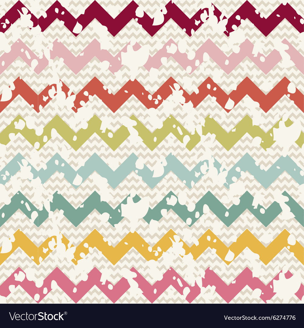 Abstract retro geometric seamless pattern Vector Image