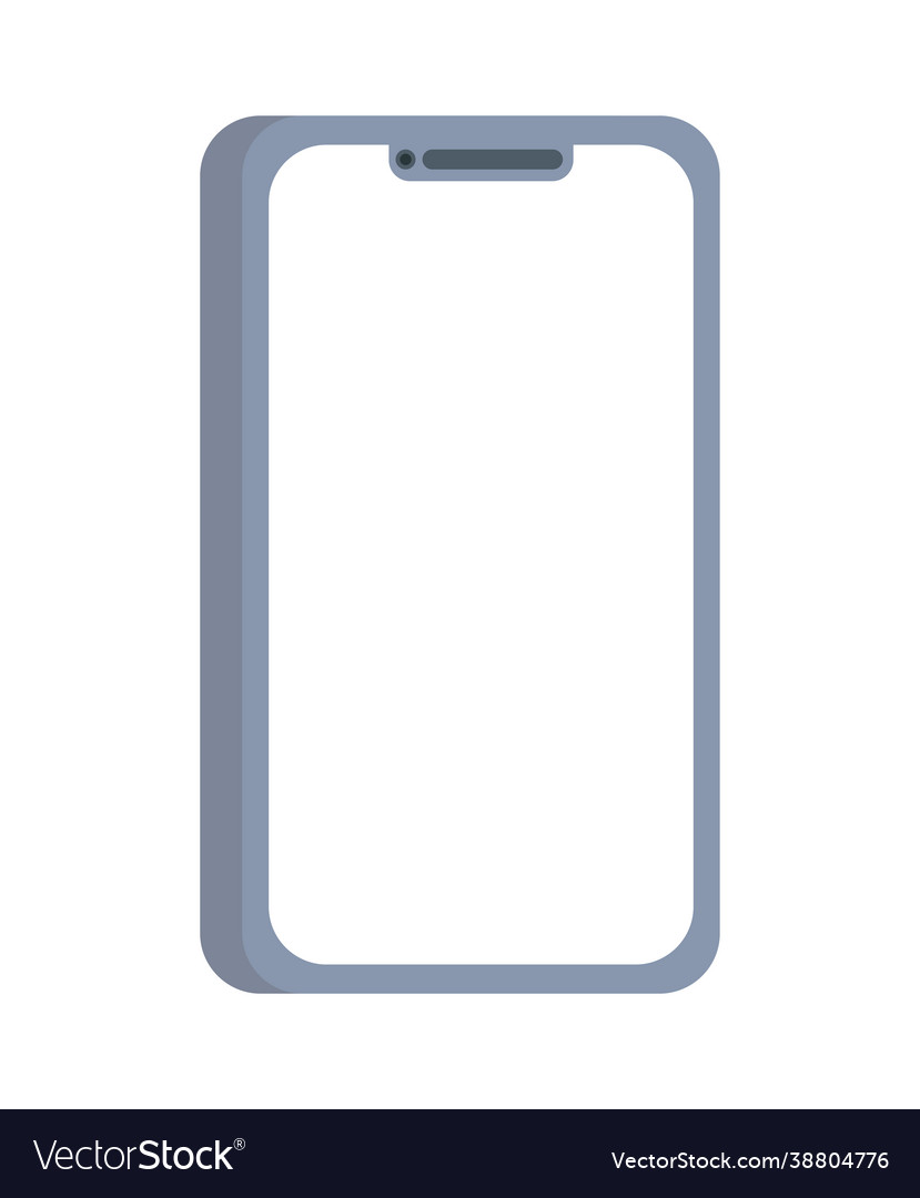 Gray smartphone design Royalty Free Vector Image