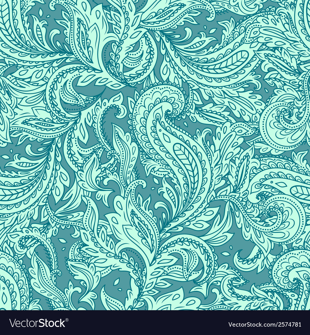 Beautiful floral seamless Royalty Free Vector Image