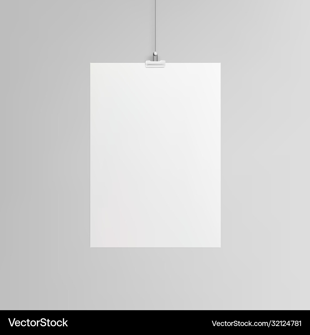 Realistic layout cover mockup design Royalty Free Vector