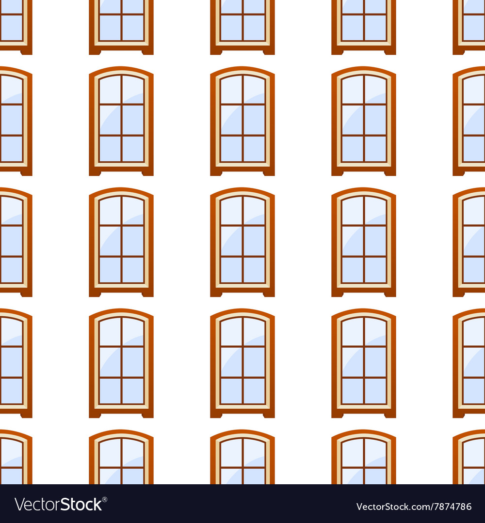 Building windows seamless Royalty Free Vector Image
