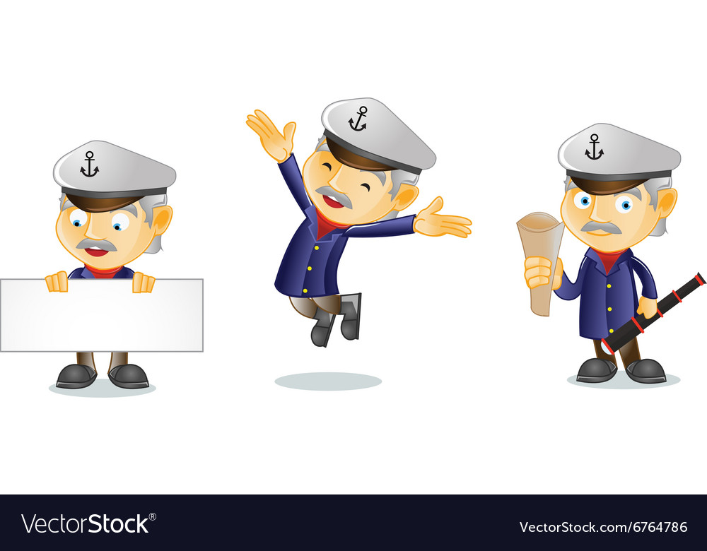 Captain 1 Royalty Free Vector Image - VectorStock