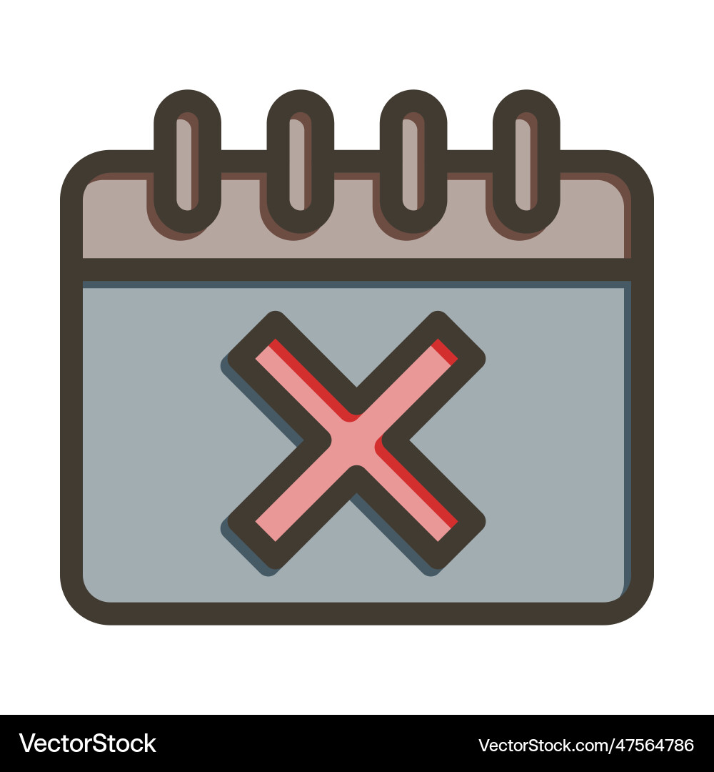 Reject thick line filled colors for personal Vector Image