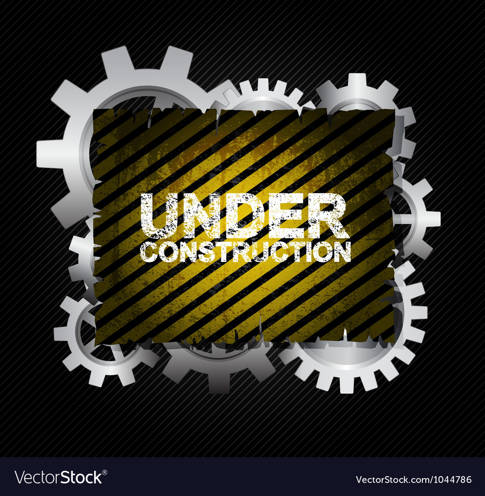 Under construction Royalty Free Vector Image - VectorStock