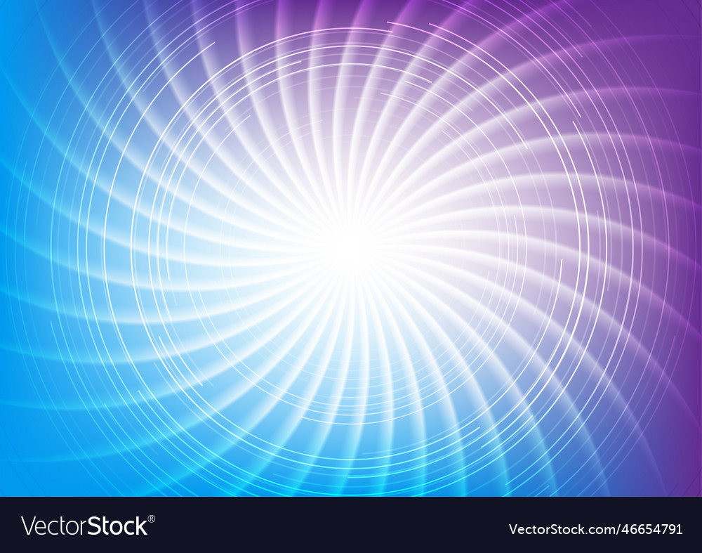 Abstract bright rays geometric tech background Vector Image