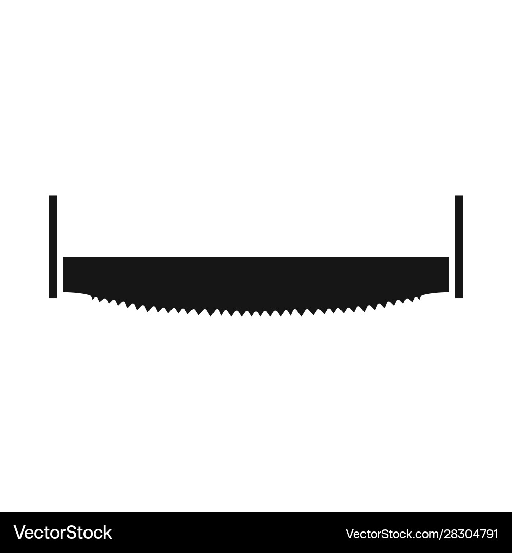 Isolated object saw and hacksaw sign graphic Vector Image