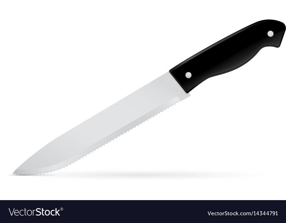 Kitchen knife Royalty Free Vector Image - VectorStock