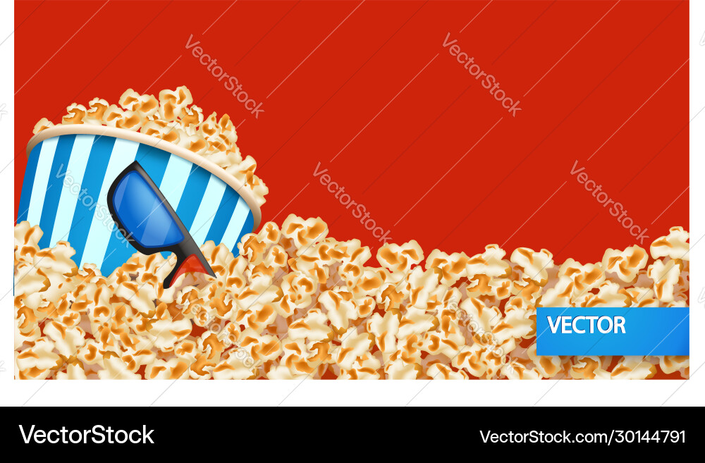 Picture popcorn Royalty Free Vector Image - VectorStock