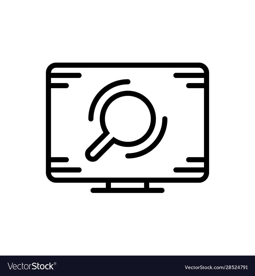 Search process Royalty Free Vector Image - VectorStock