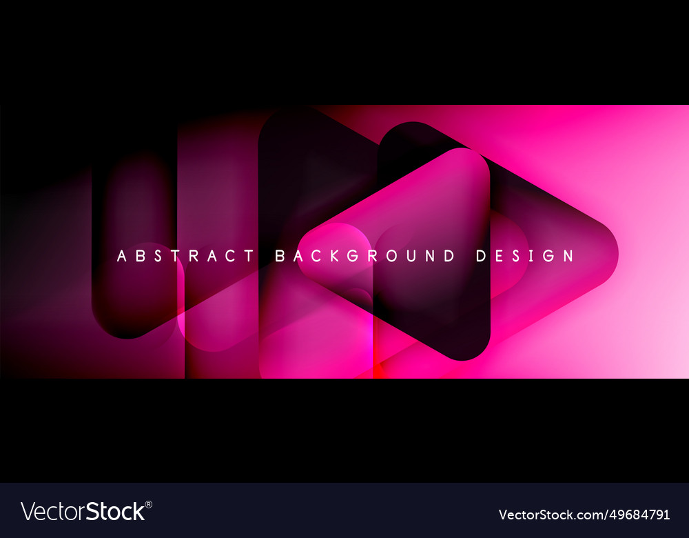 Shadow and light triangle background dynamic Vector Image