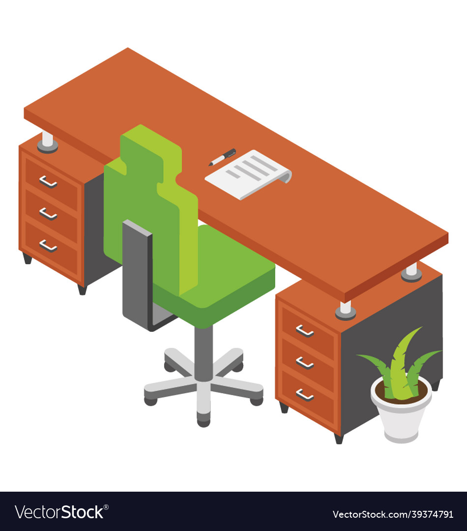 Workplace Royalty Free Vector Image - VectorStock