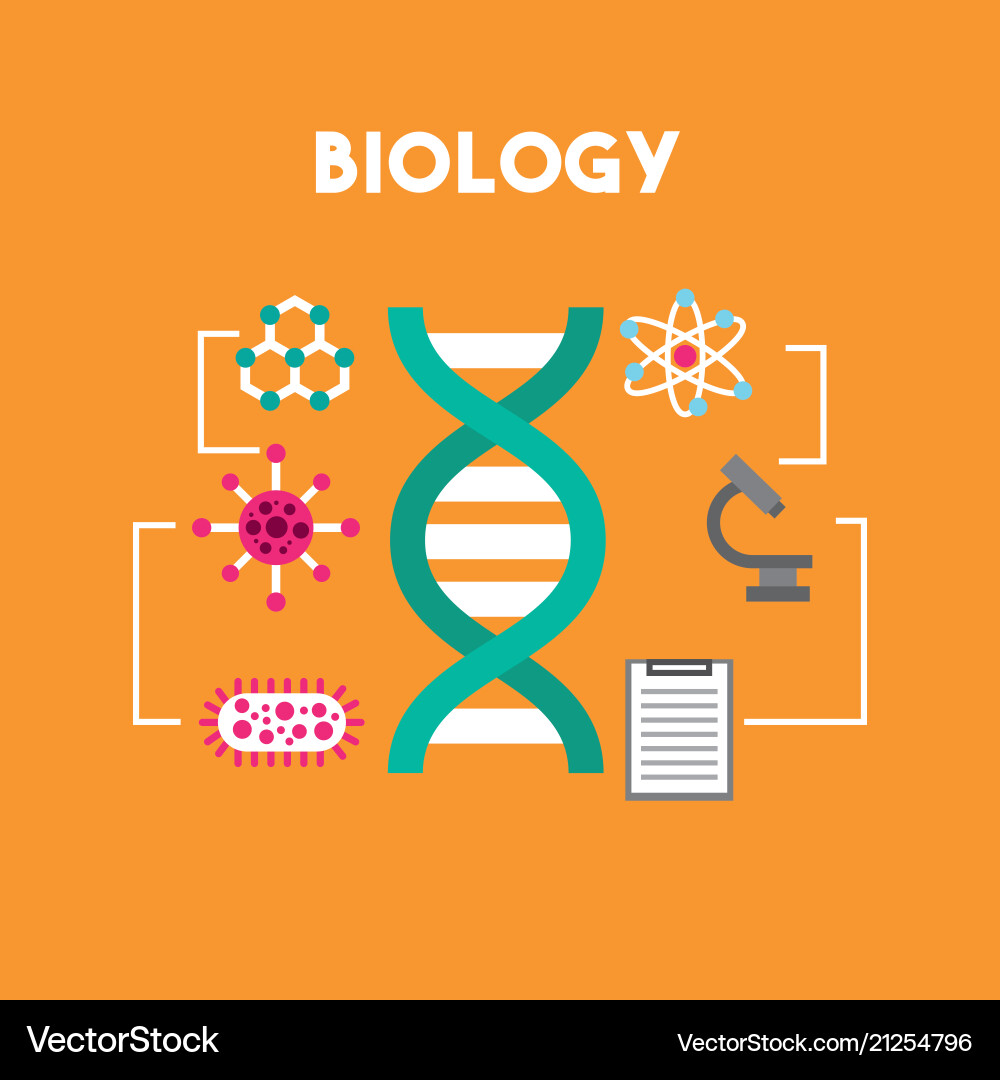 Biology and science education line icon Royalty Free Vector