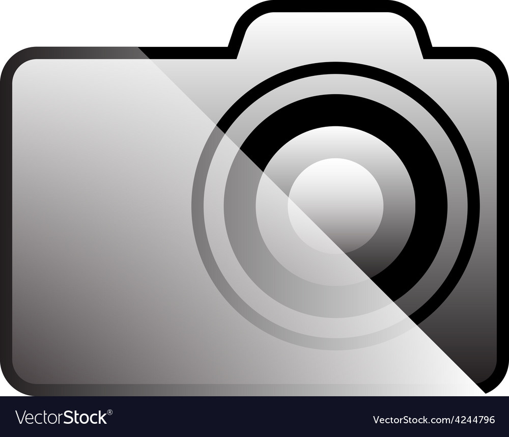 Icon Kamera Lizenzfreies Vektorbild - VectorStock