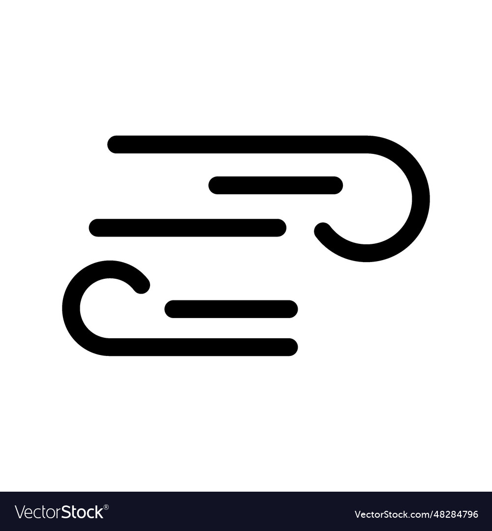 Wind icon Royalty Free Vector Image - VectorStock