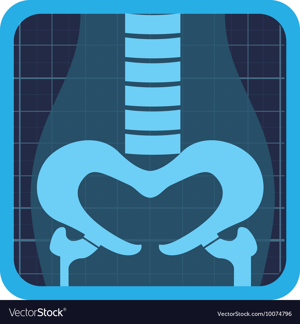 X rays test icon Royalty Free Vector Image - VectorStock