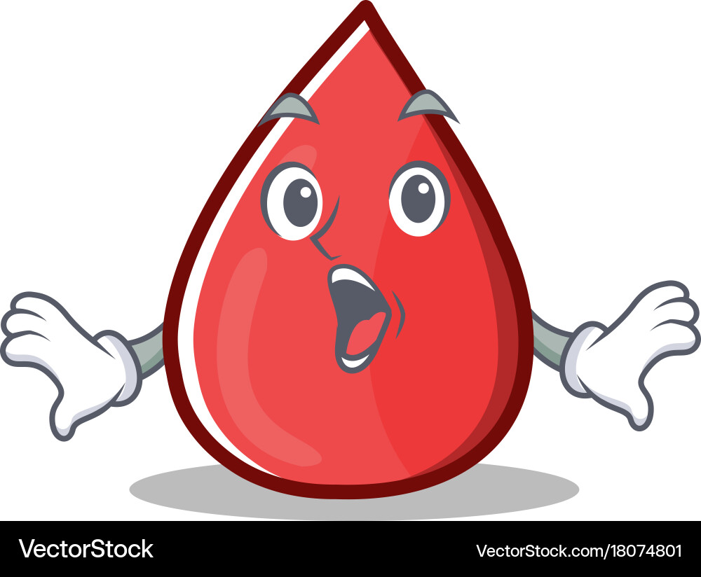 Blood Drop Cartoon