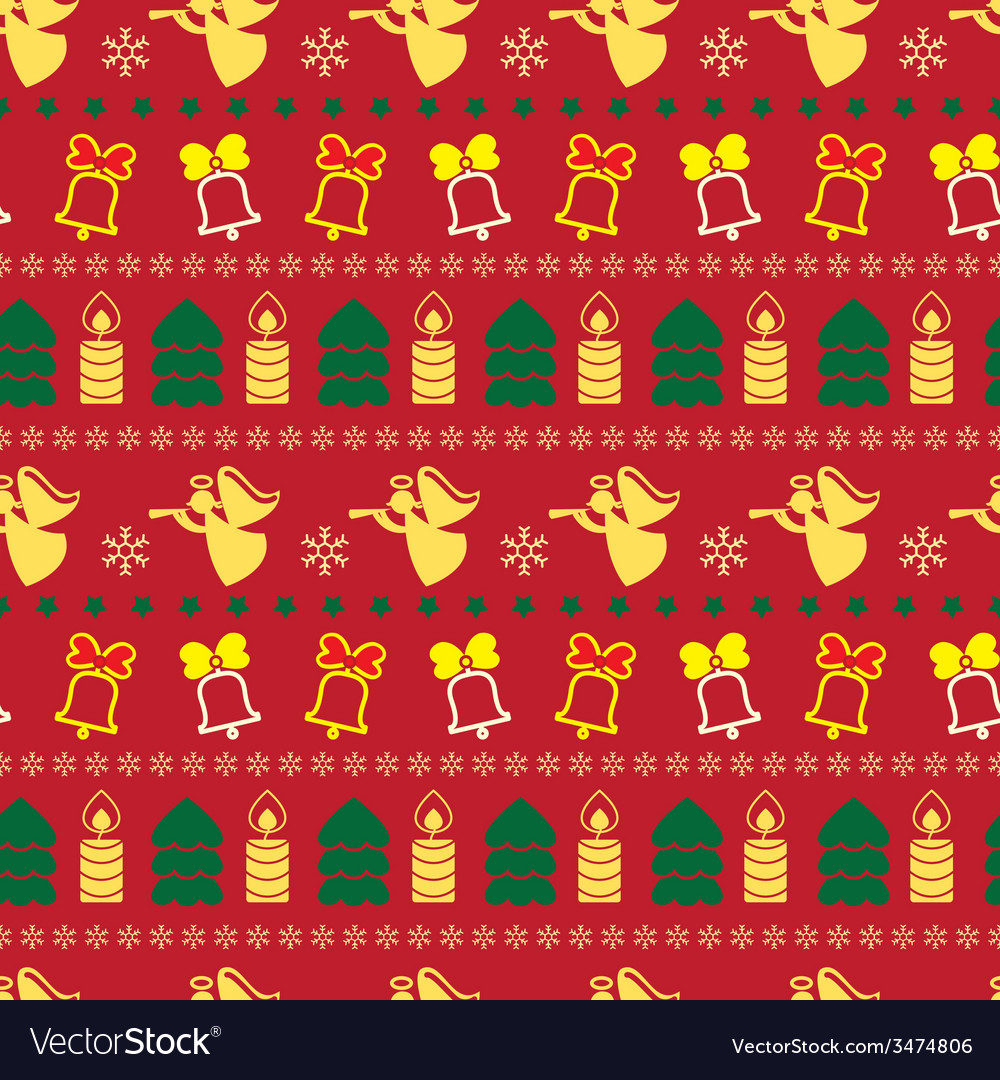 Christmas pattern Royalty Free Vector Image - VectorStock