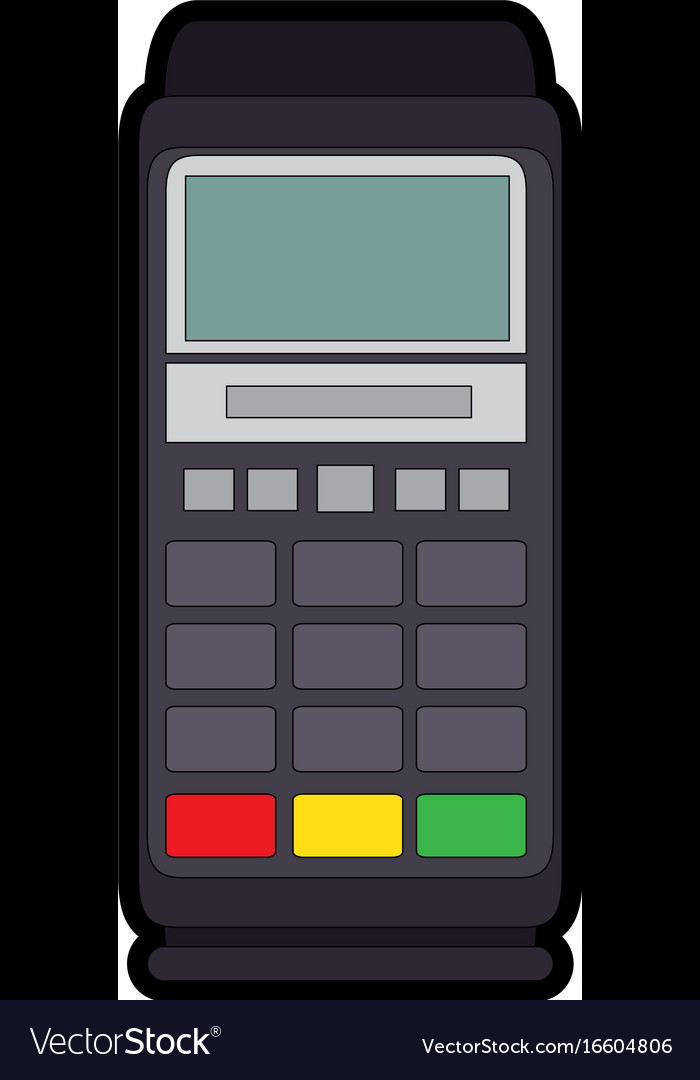 Dataphone icon image Royalty Free Vector Image