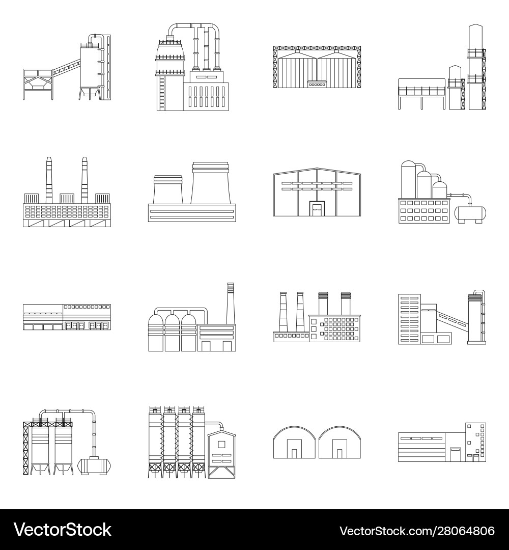 Design manufacturing and company logo Royalty Free Vector