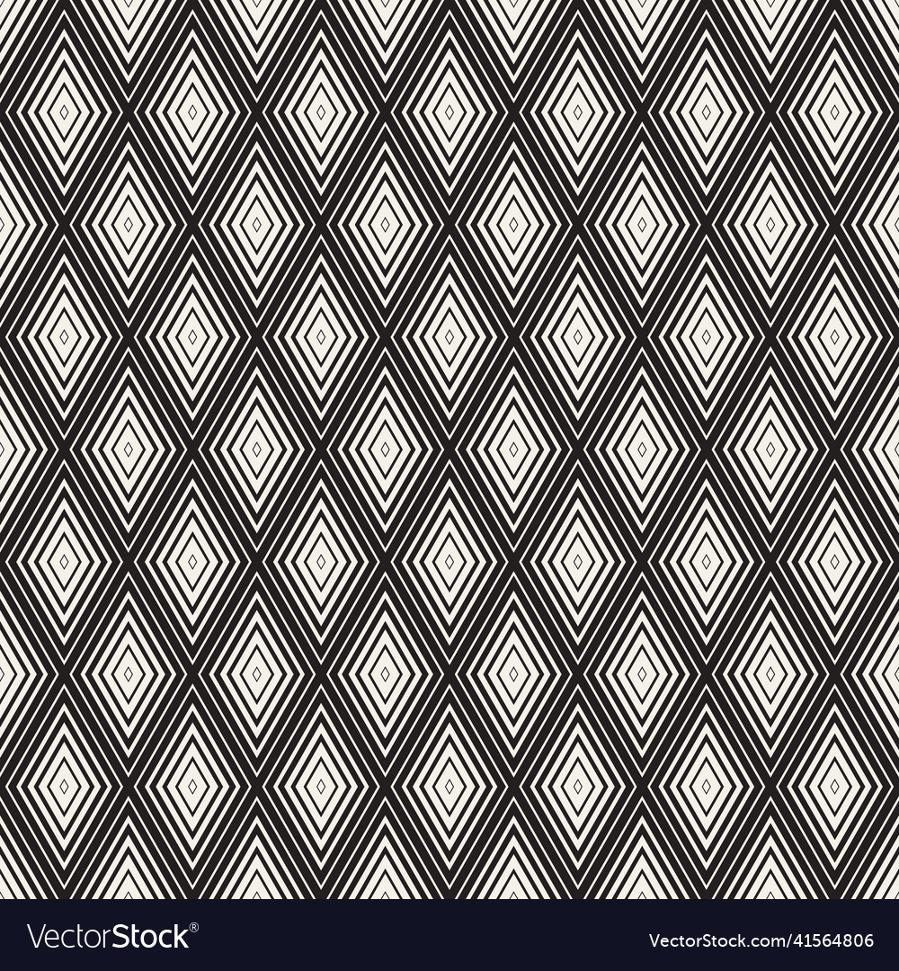 Seamless pattern repeating geometric elements Vector Image