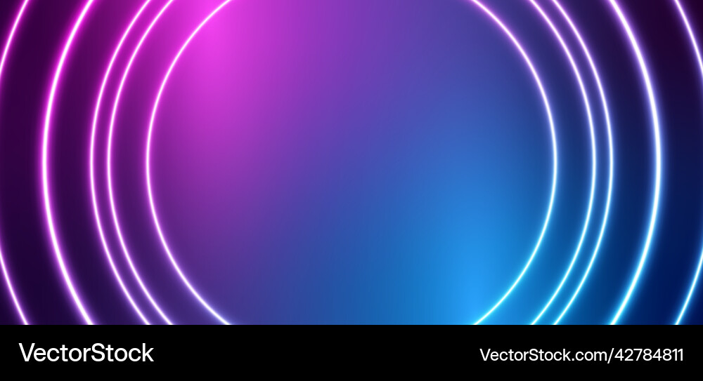 Abstract neon background blue-pink gradient Vector Image