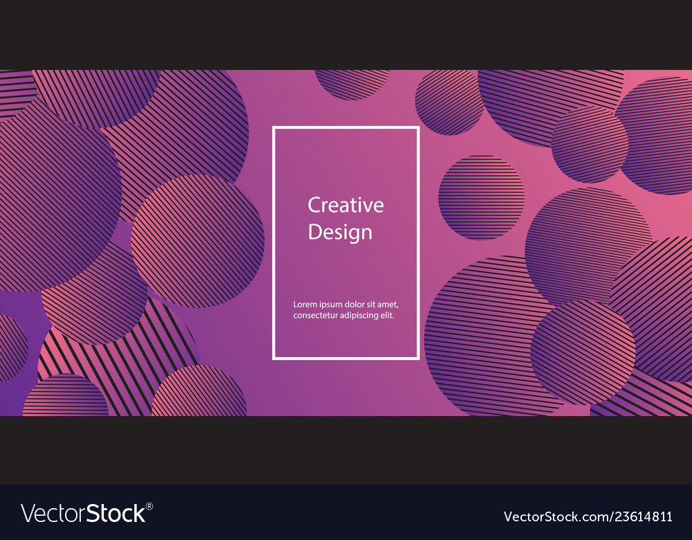 Geometric Background Minimal Abstract Cover Vector Image
