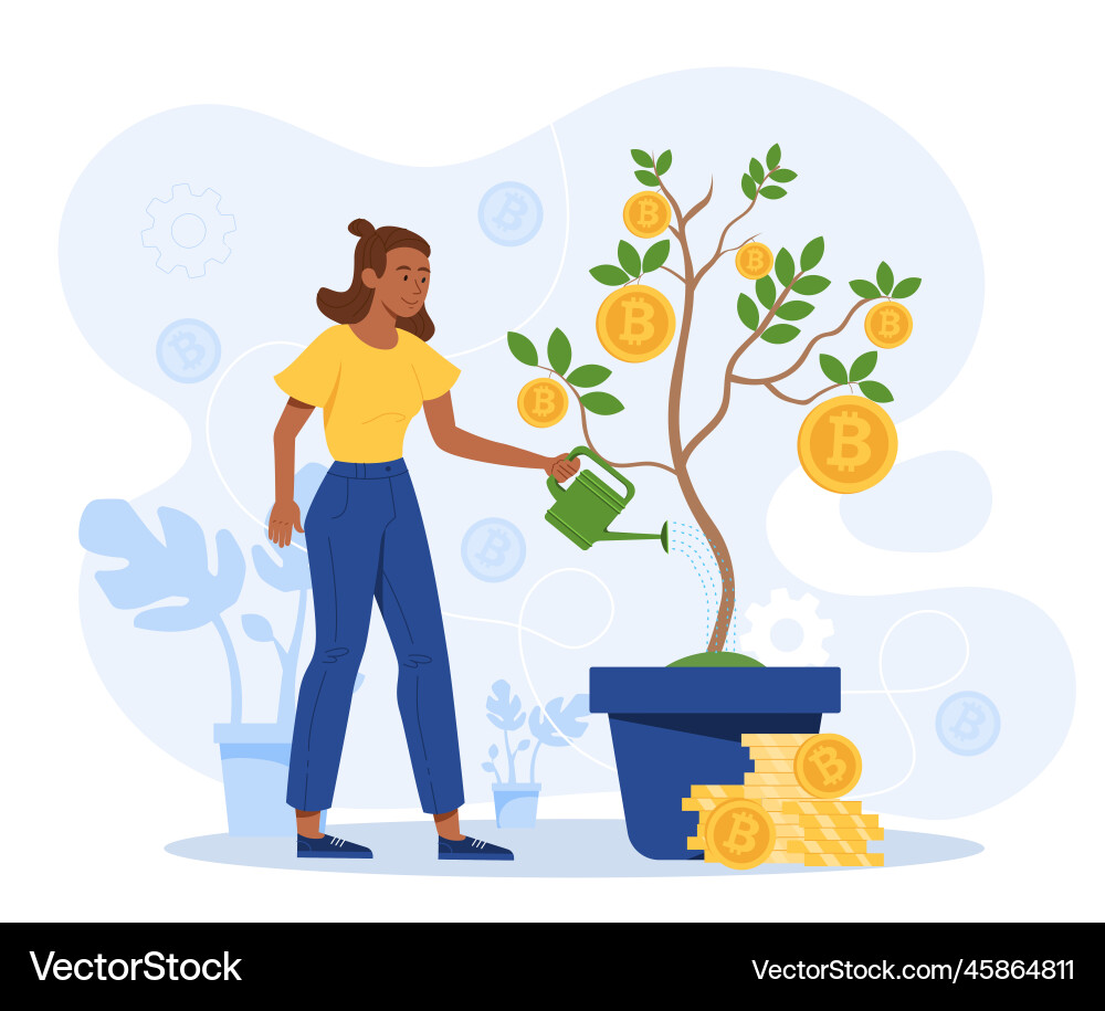 Investment money concept Royalty Free Vector Image