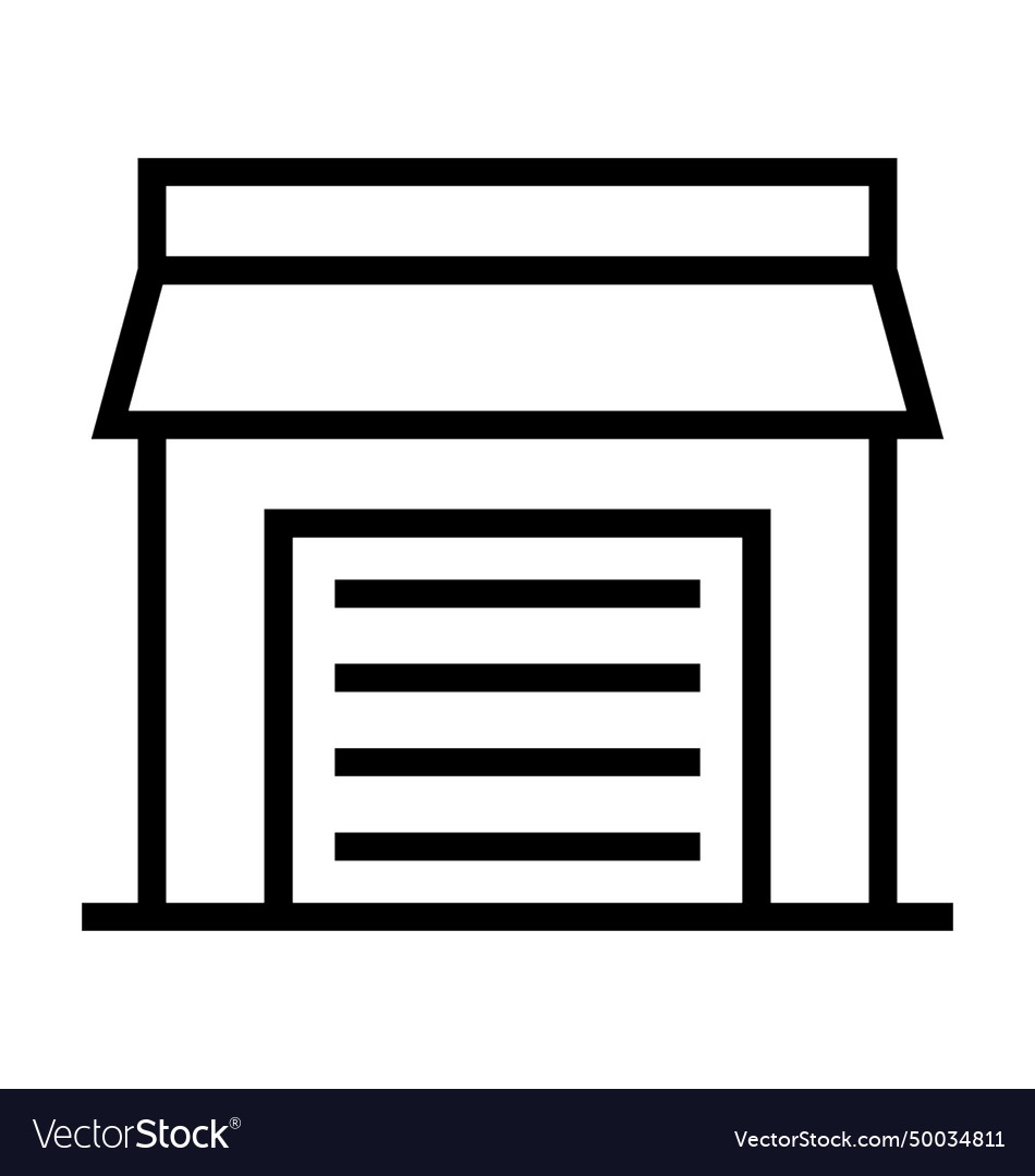 Storage unit icon Royalty Free Vector Image - VectorStock