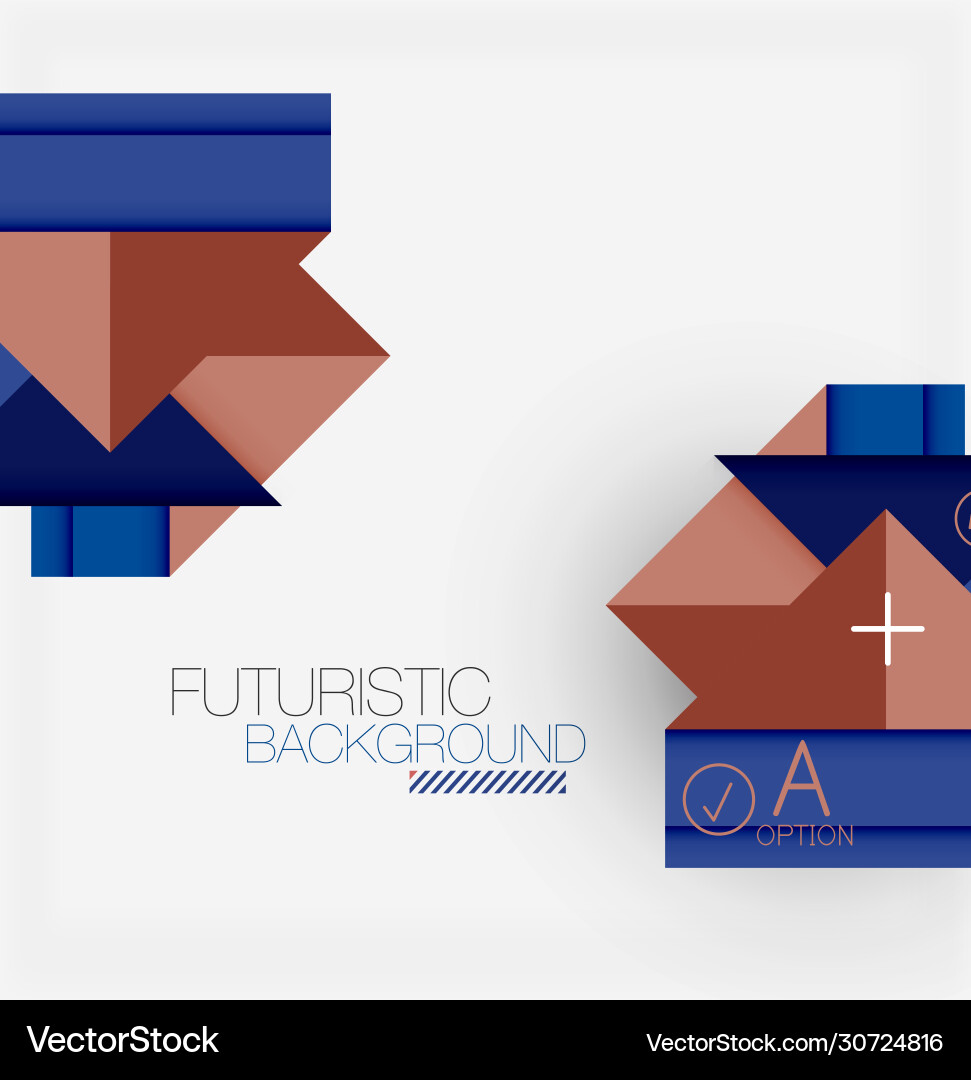 Abstract background geometric business Royalty Free Vector
