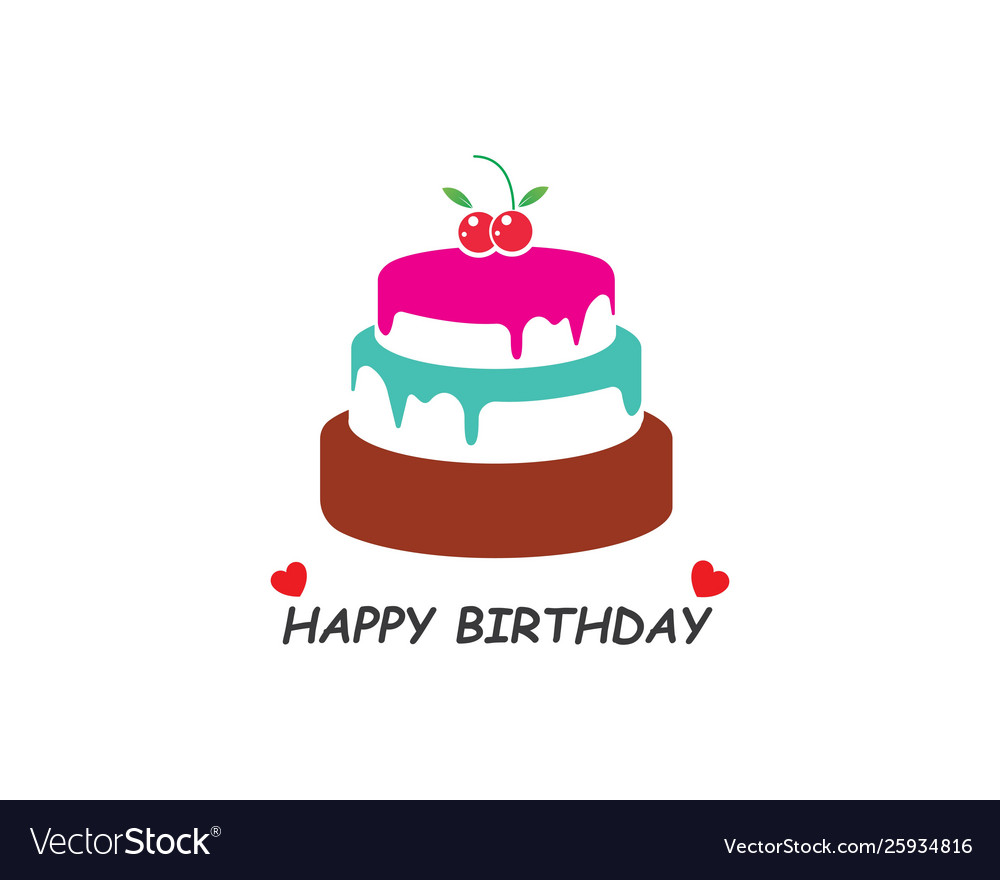 Cake logo Royalty Free Vector Image - VectorStock