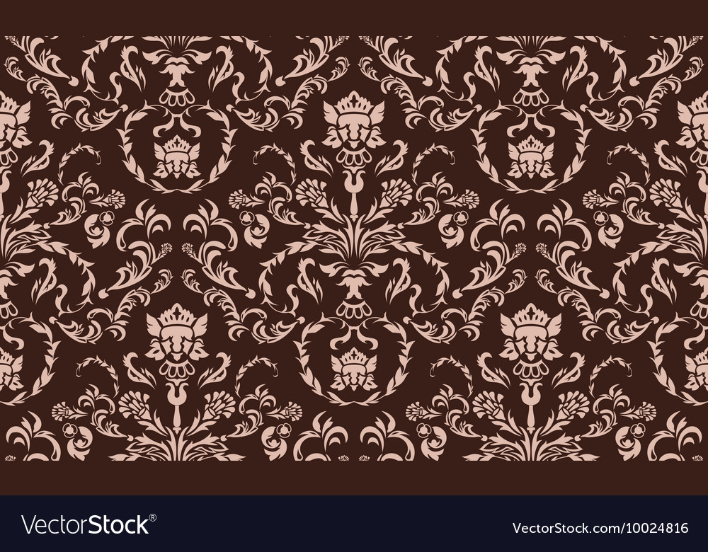 Seamless baroque pattern Royalty Free Vector Image