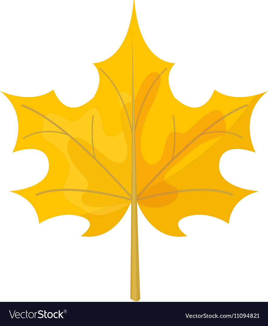 Autumn leaf Royalty Free Vector Image - VectorStock