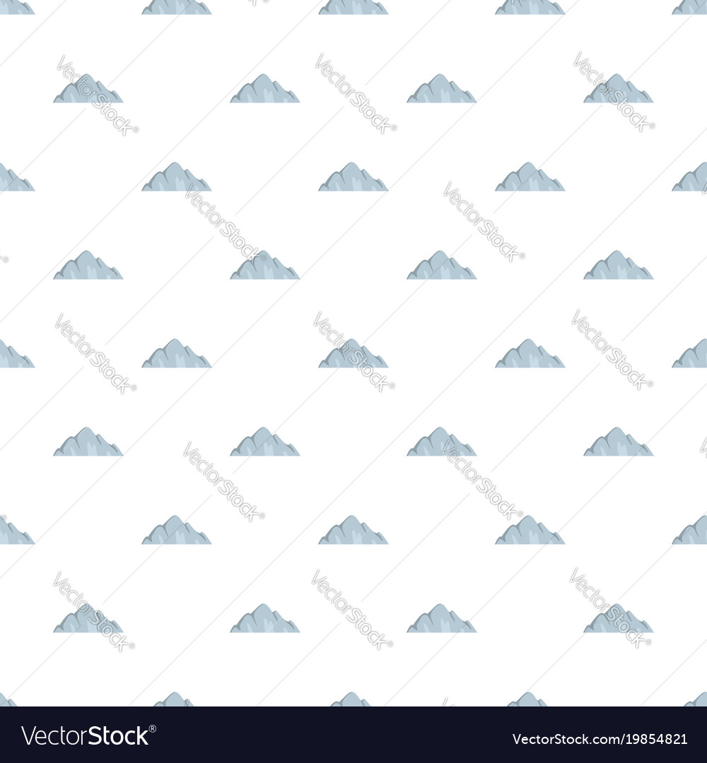 Beautiful mountain pattern seamless Royalty Free Vector