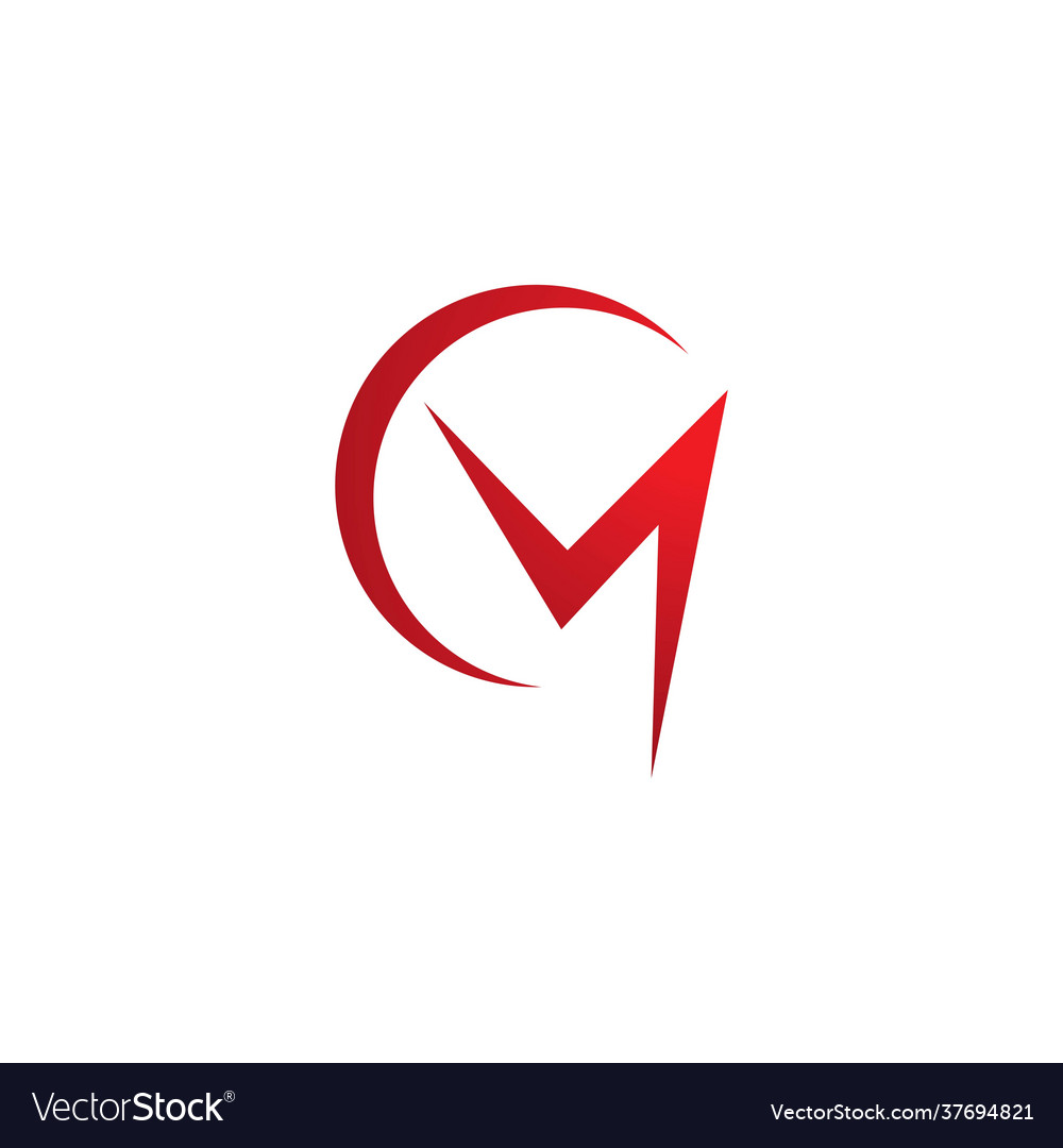 M letter Royalty Free Vector Image - VectorStock