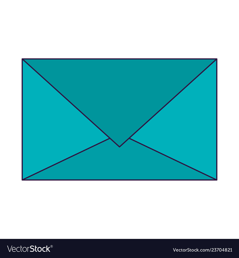 Mail envelope symbol Royalty Free Vector Image