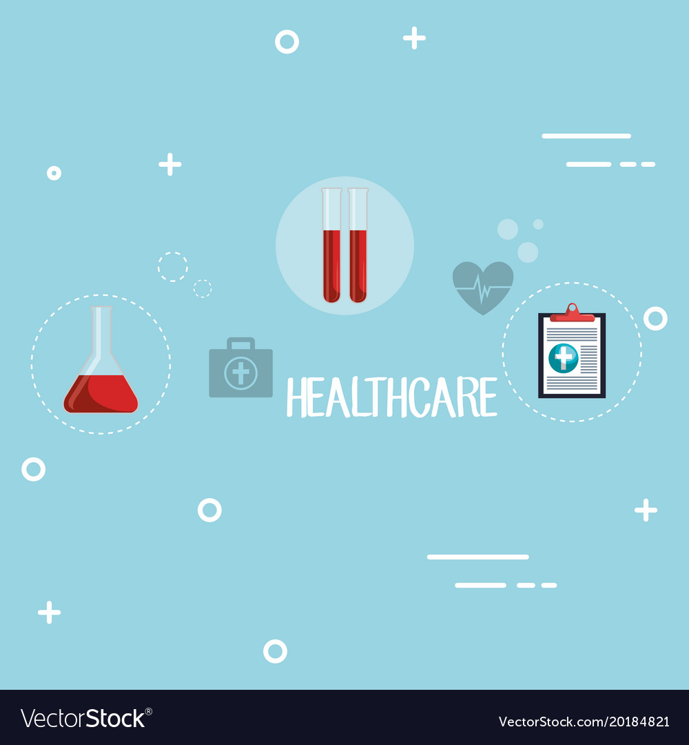 Medical elements set icons Royalty Free Vector Image