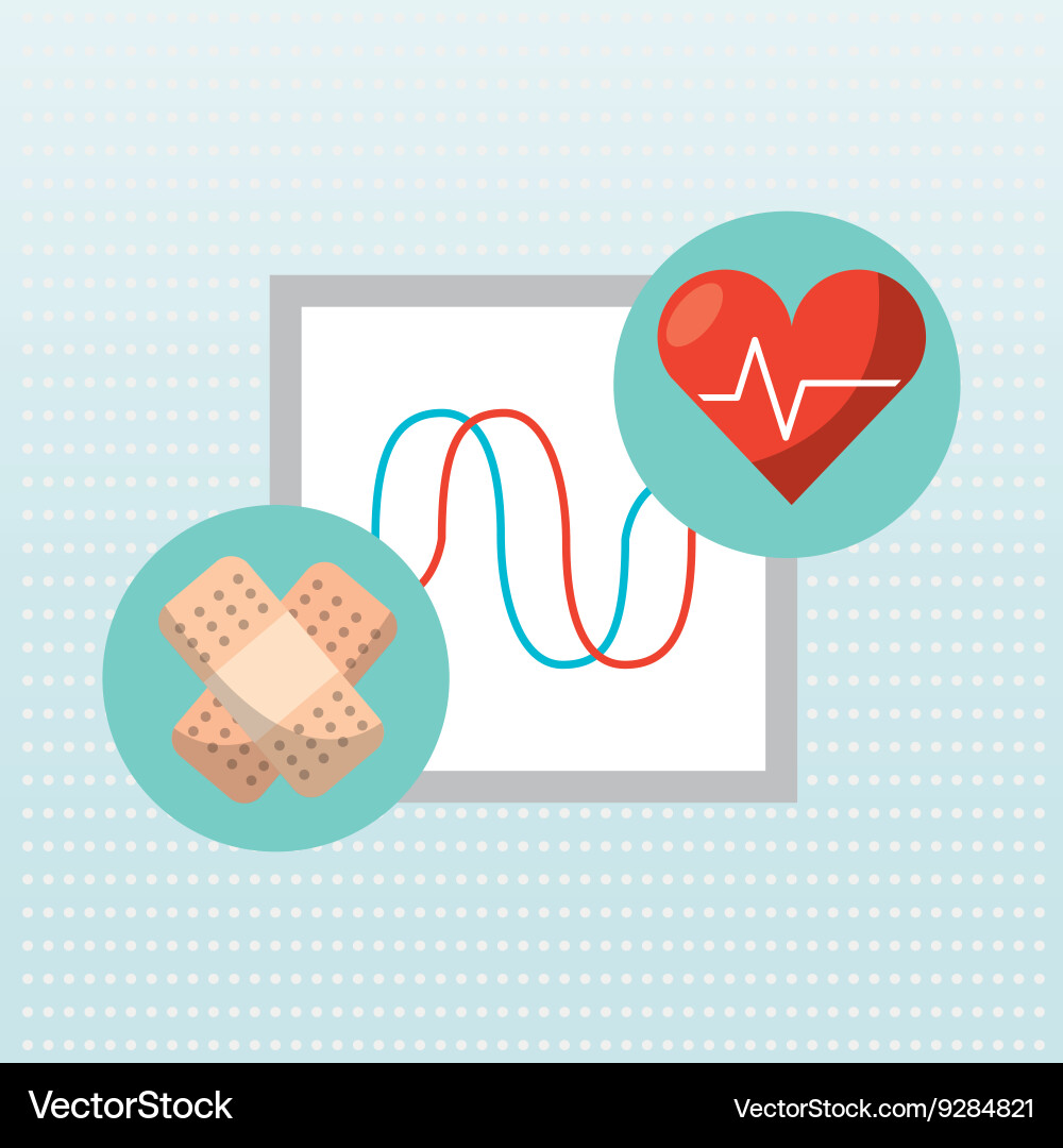 Medical healthcare design Royalty Free Vector Image