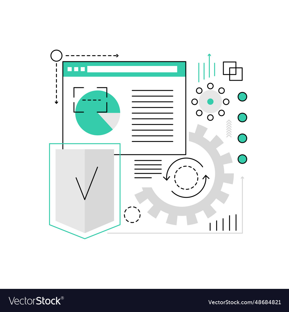 Network antivirus technology Royalty Free Vector Image