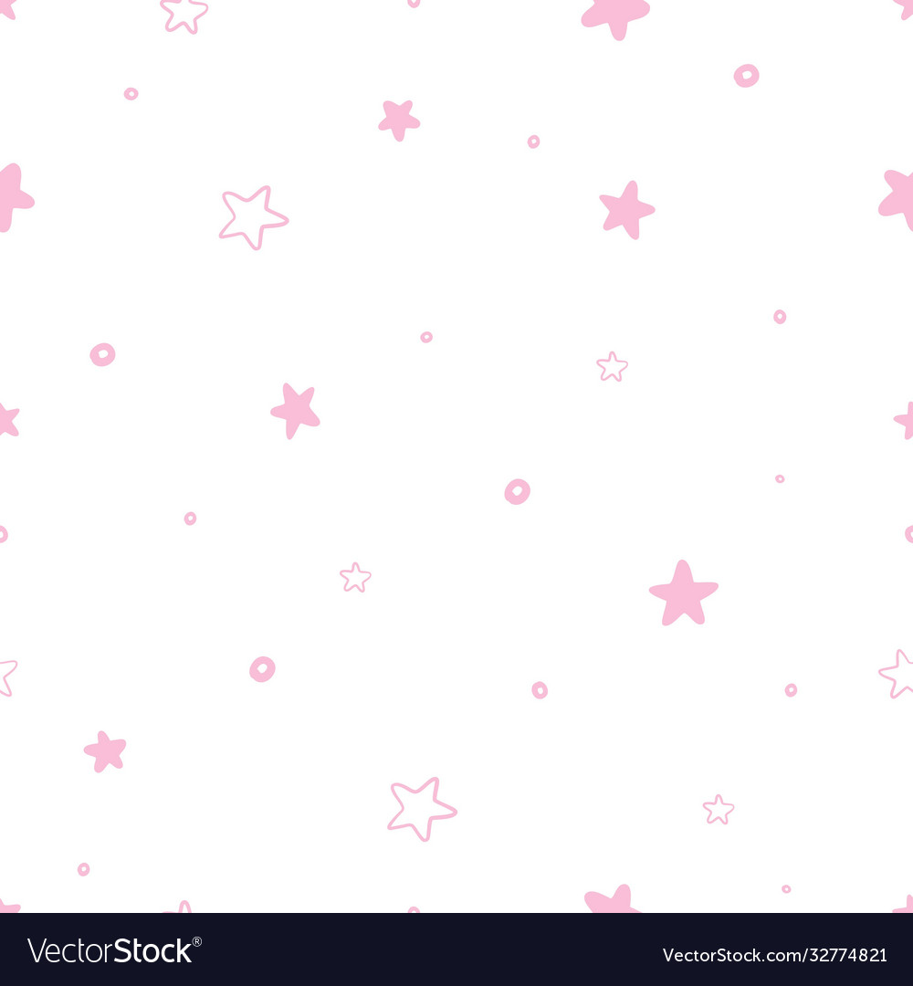 Seamless abstract stars pattern Royalty Free Vector Image